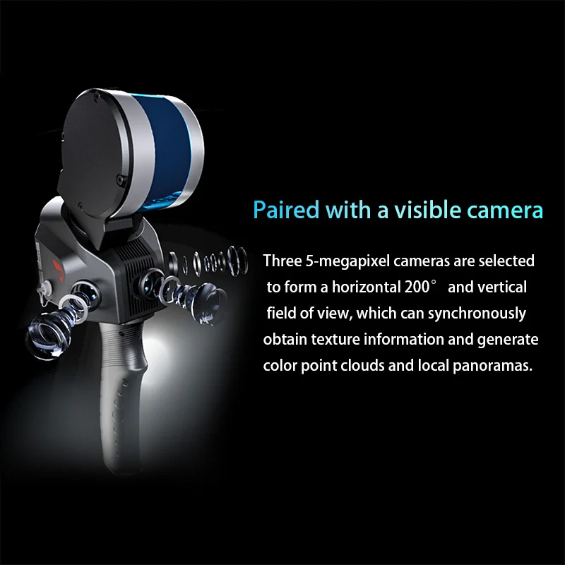 Lidar 3D Scanner - SLAM100 - Customized Support for Room Mapping