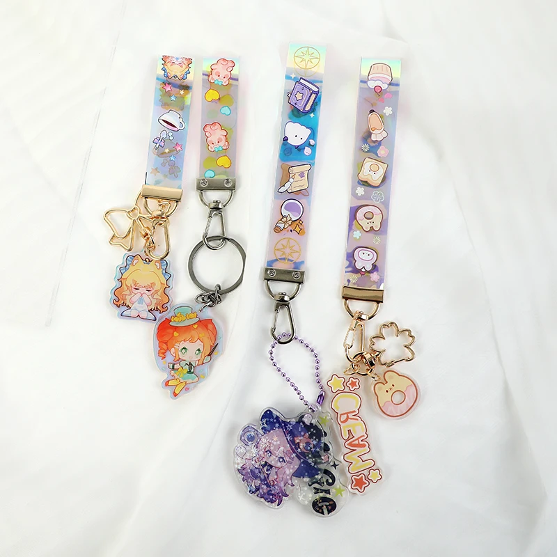 Vograce Custom Pre-Filled Quicksand Liquid Keychains