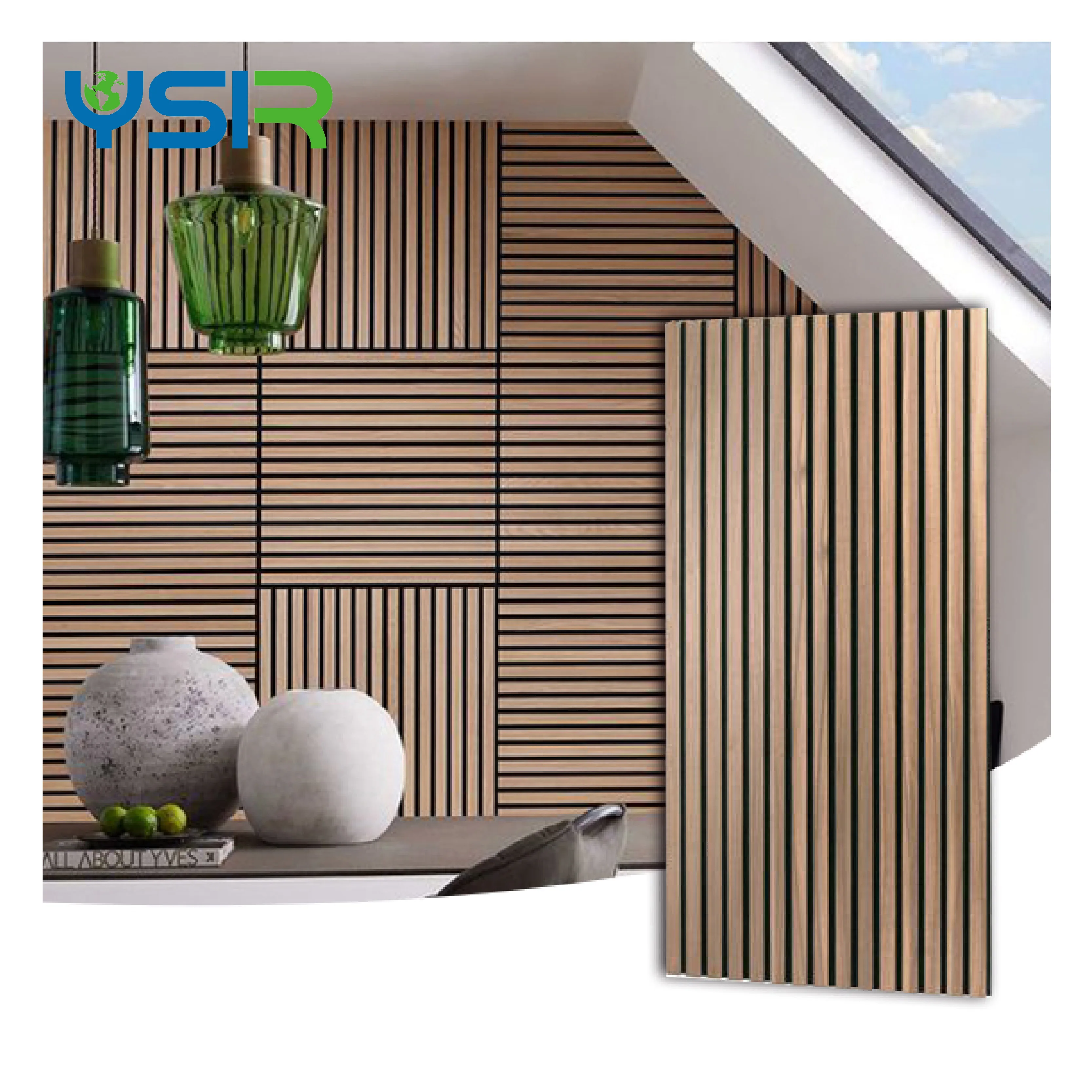 Silencer Board Wood Slat Acoustic Panels for Indoor Decoration in ...