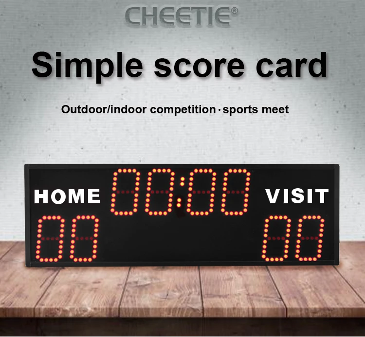 Cp042 Large Led Digital High Brightness Used Baseball Football Wireless ...