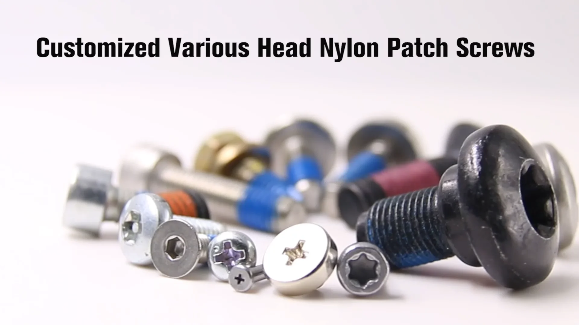 Nylon Patch Screw M5 M6 M8 Stainless Steel Full Thread Hex Head Nylon ...