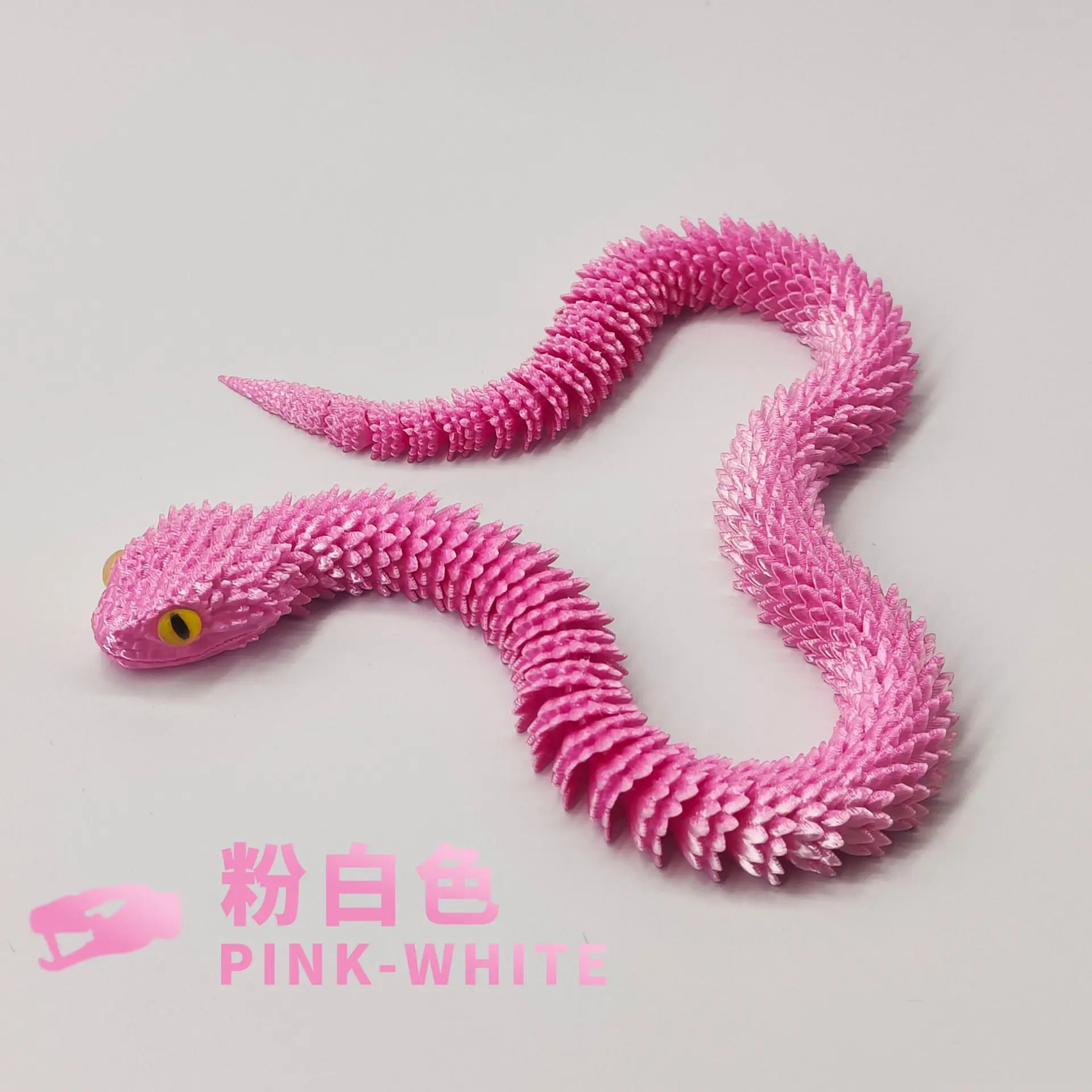 3d Printed Articulated Snake Realistic 3d Printed Snakes Creative ...