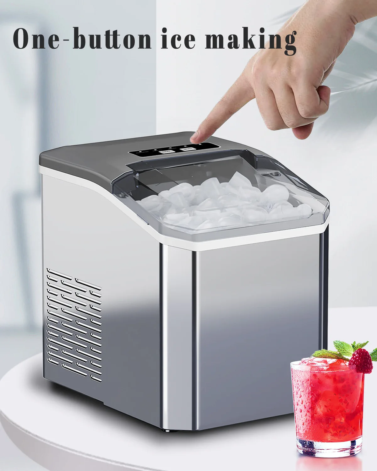 Syh605 Electric Thermoelectric Ice Maker Mini Ice Cube Maker Automatic ...