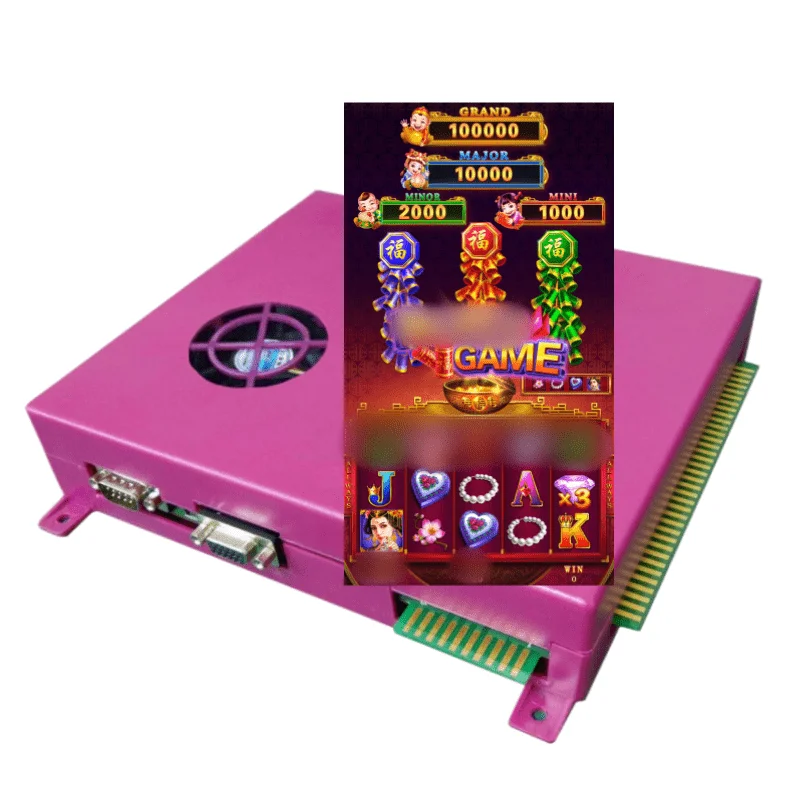 Vertical Video Amusement Game "Crazy Circus " Coin Operated Game Board ...