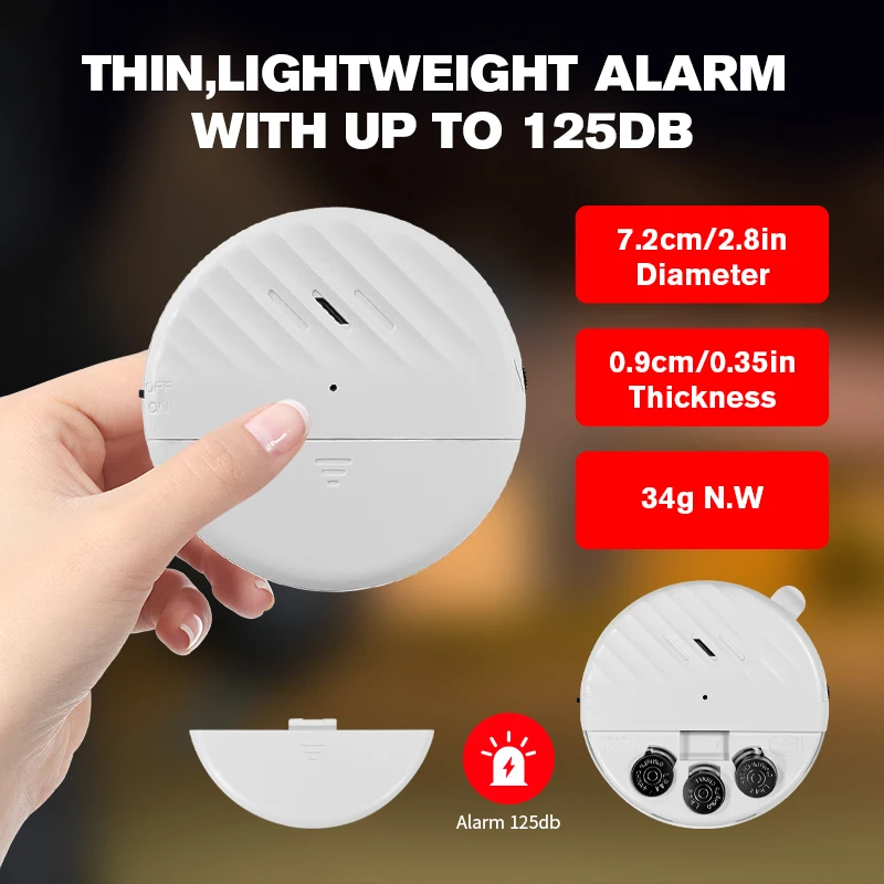 Home Alarms Security Mini Door Window Wireless Vibration Sensors Alarm ...