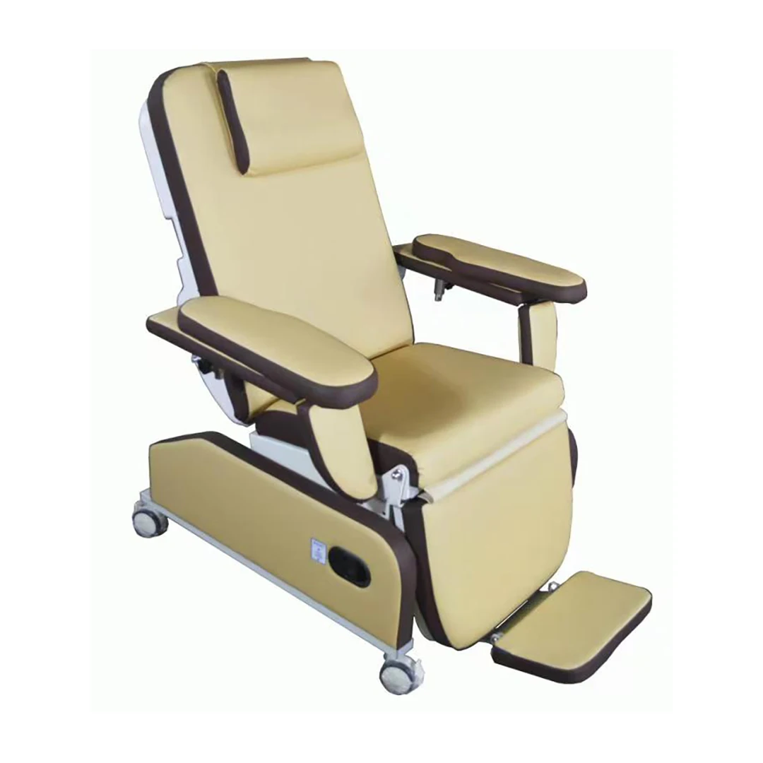 Hospital Medical Multifunction Three-section Reclining Patient Electric ...