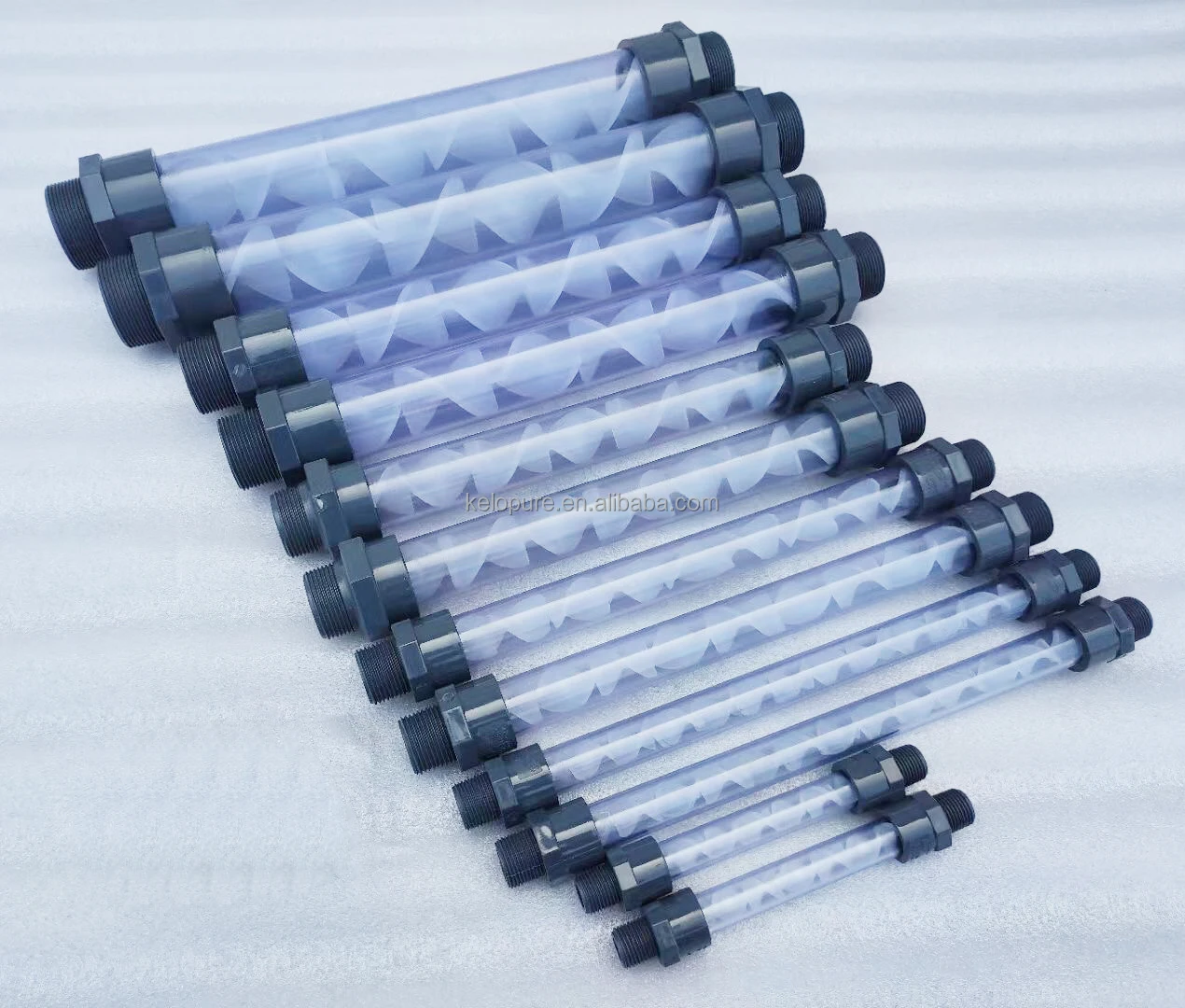 Stainless Steel UPVC Inline Static Mixer for Industrial Use