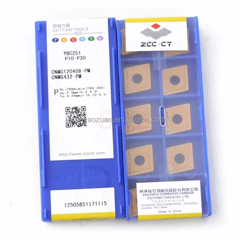 Cnmg120404/08/12-pm Ybc251/252 External Turning Tool Processing Steel Parts Cnc Lathe Tungsten ...