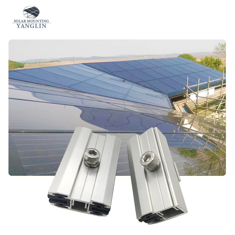 Photovoltaic System Frameless Solar Panel Mounting Clamp Thin Film ...
