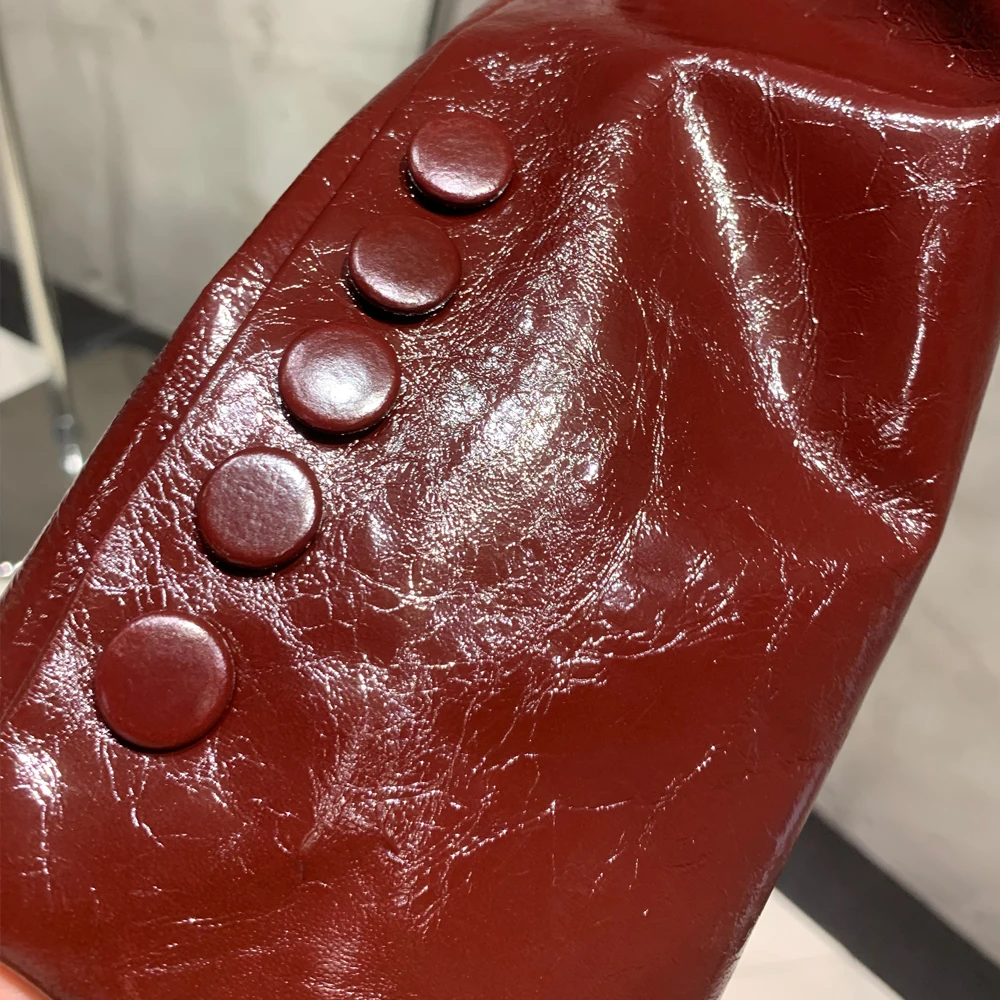 Alibaba.com: Red Women Patent Jacket Leather, Genuine Lamb Leather ...