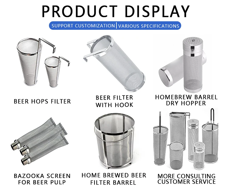 Hop Filter Mesh Dry Hop Basket 304 Stainless Steel Strainer - Buy Buy ...
