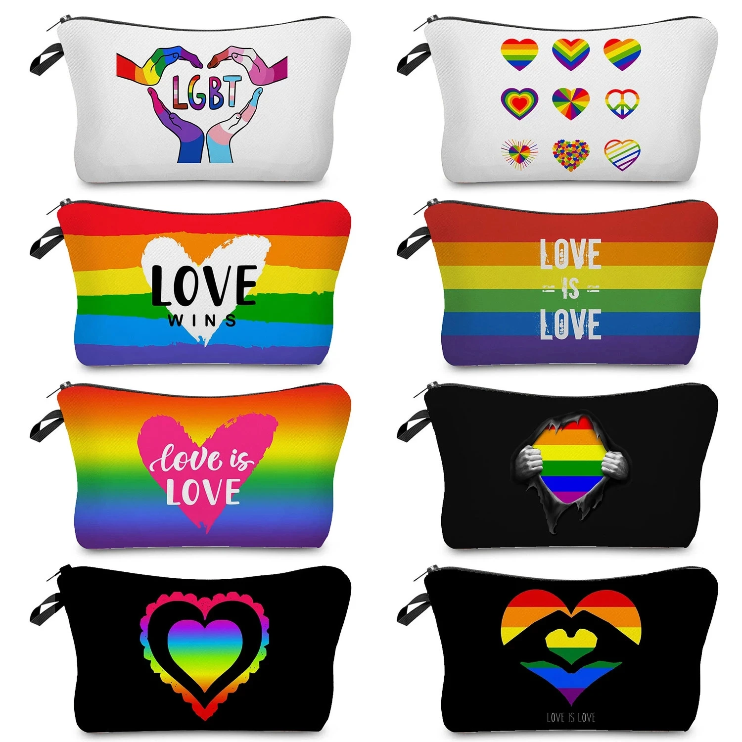 2023 Lgbtq Gay Pride Flag Travel Toiletry Bag - Buy Lgbt Makeup Bag ...