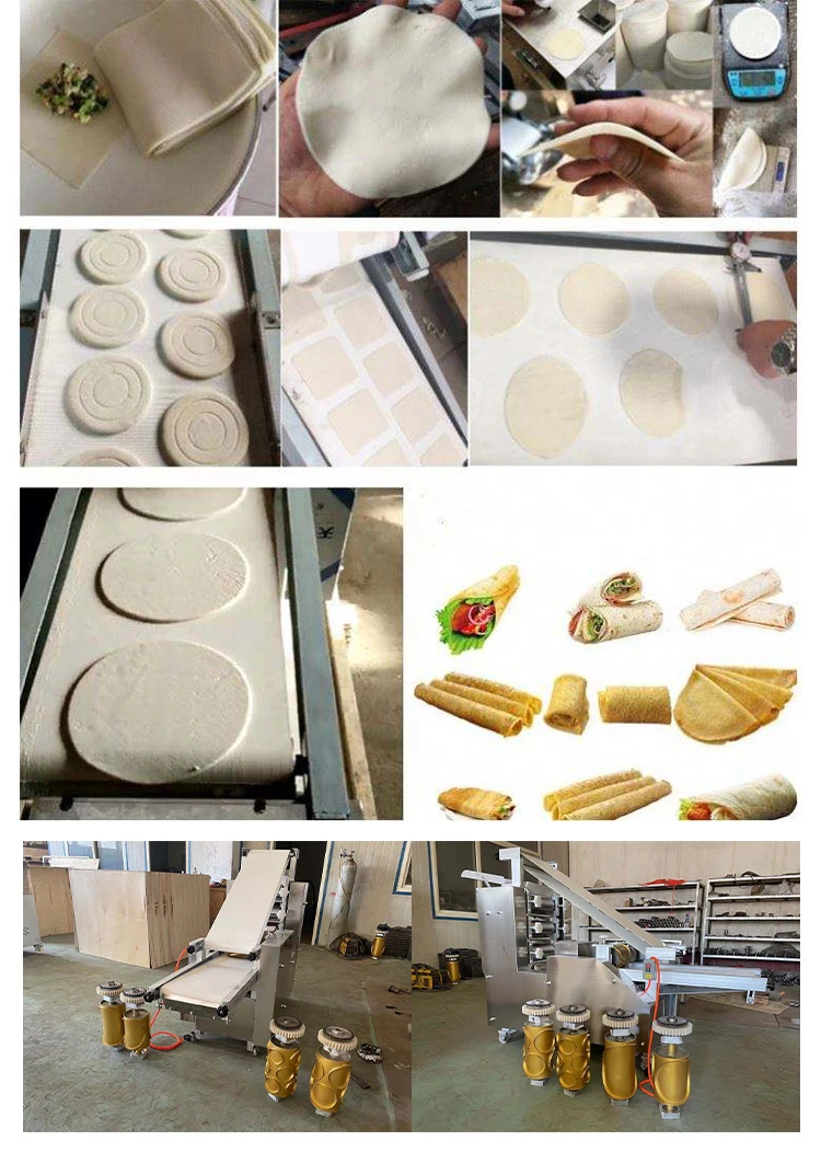 Auto Pastry Electric Rectangle Crepe Lumpia Small Mini Teff Injera ...