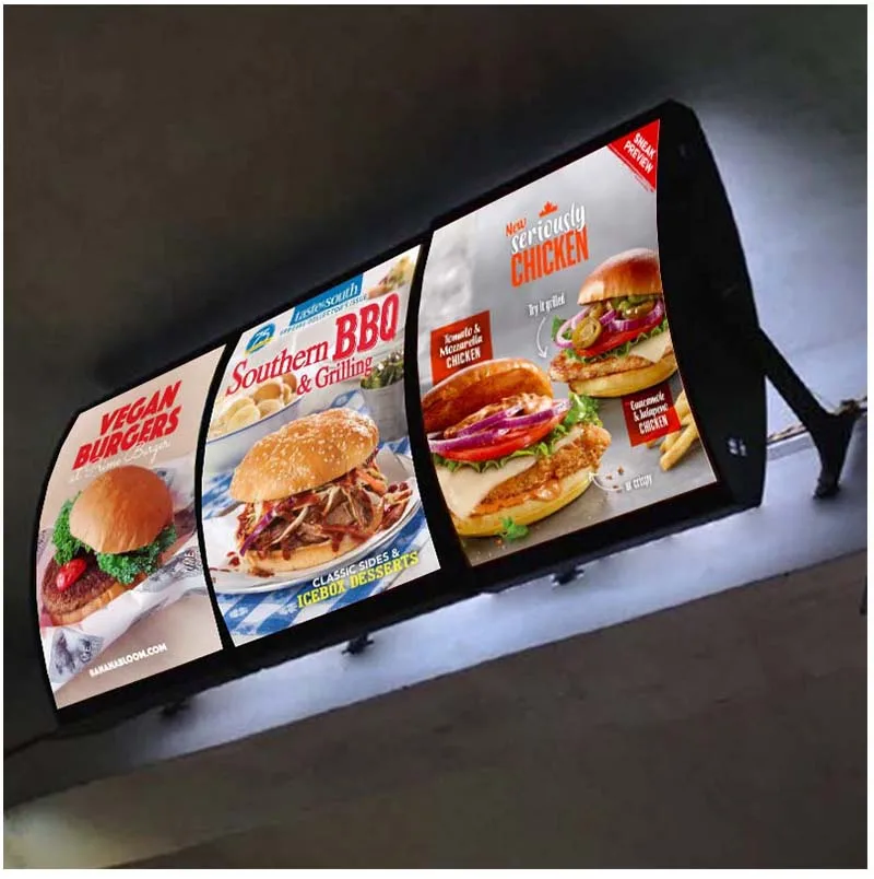 Double Side LED Menu Board Light Box - KFC Style