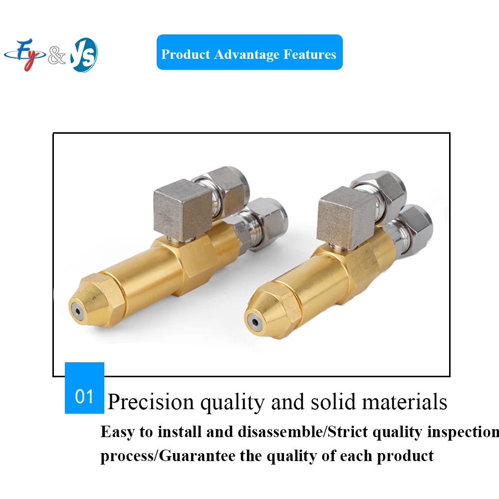 Full Cone Fuel Injector Brass Waste Oil Burner Nozzle