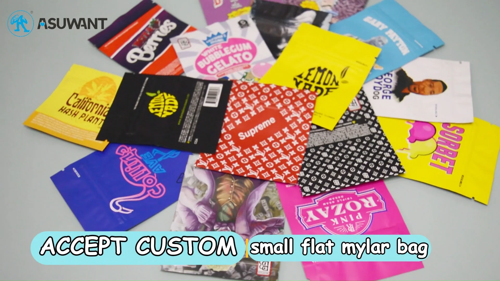 Custom Printed Reusable Heat Seal Capsule Packaging Small Plastic ...