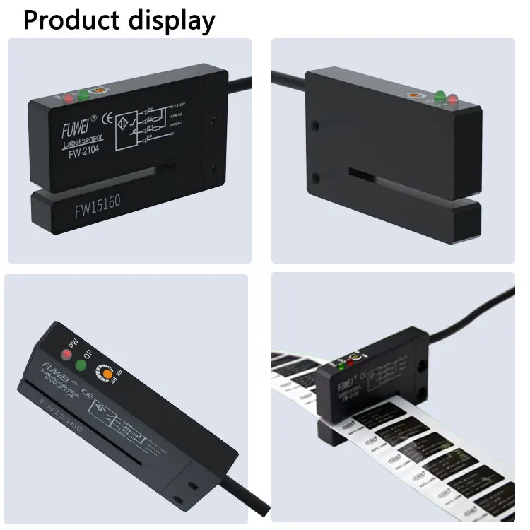 FUWEI FW-2104 Automatic Flat Labeling machine application Photoelectric ...