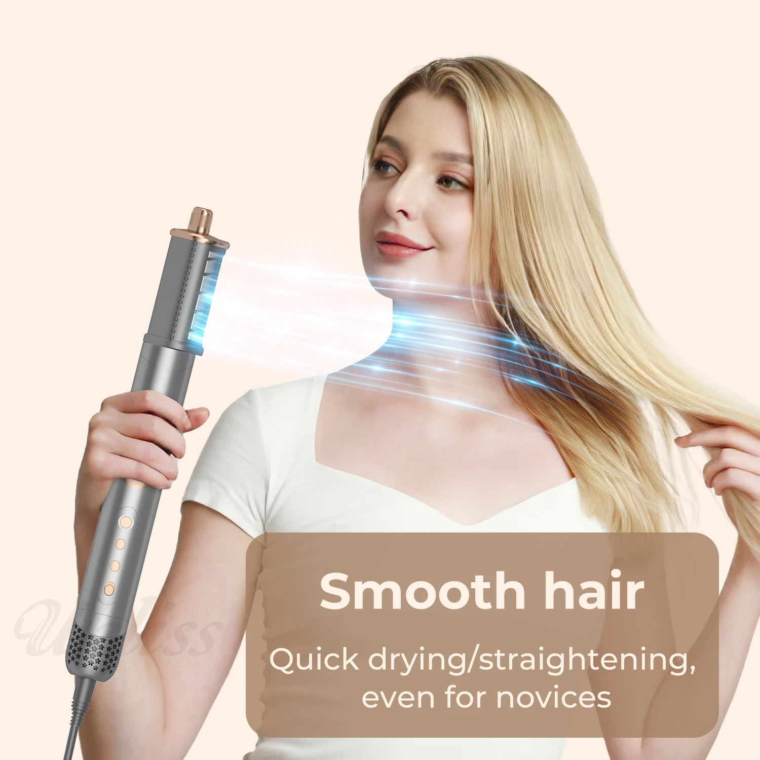 Air Styling Drying Bldc 8 in 1 Foldable Hair Dryer