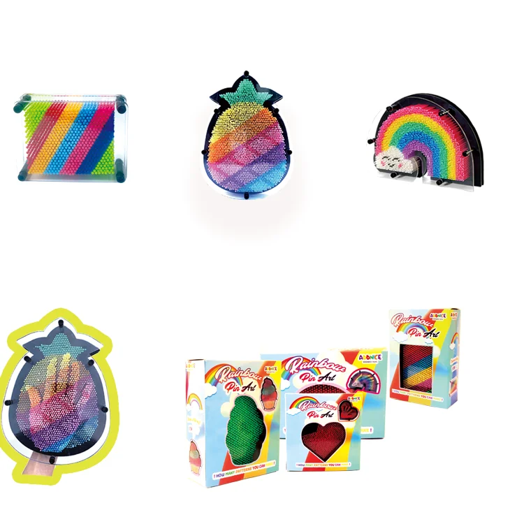 Various Designs Colorful Plastic 3d Needle Art Toys Colorful Diy Models ...