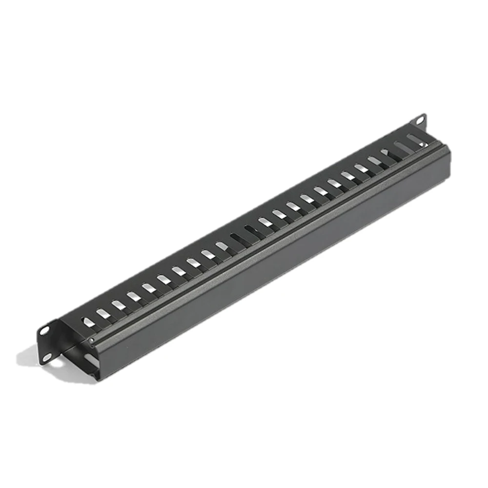 1U 24 Slot Finger Cable Management - Efficient Mount Manager