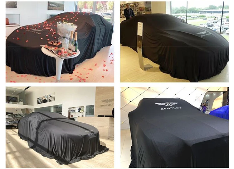 Custom Promotion Satin Car Cover - Velvet Cloth Luxury