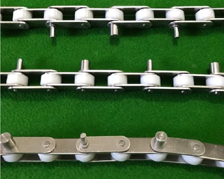 C2052 Elevator Bucket Chain - Stainless Steel & Nylon Rollers