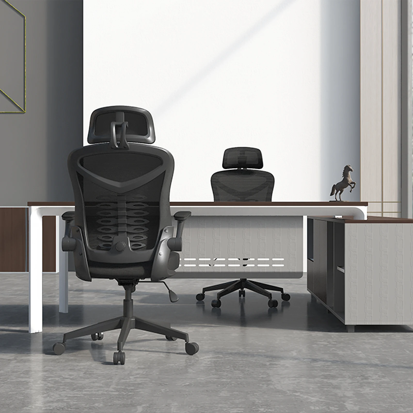 Modern High-back Ergonomic Office Chair With Lift Mechanism Mesh And ...