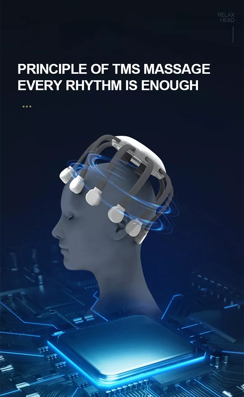 Electric Head Vibration Massager - Promotes Blood Circulation