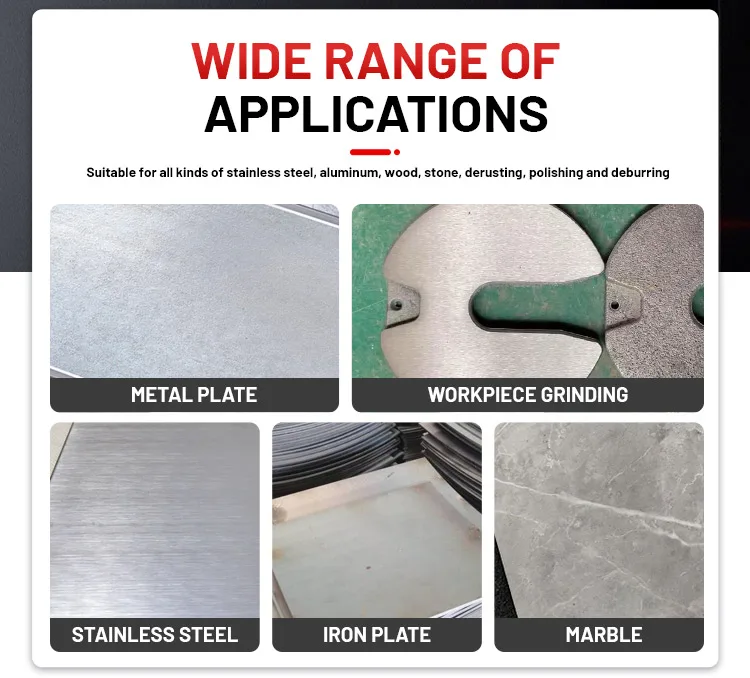 Multifunctional Flat Surface Deburring Metal Polishing Machine