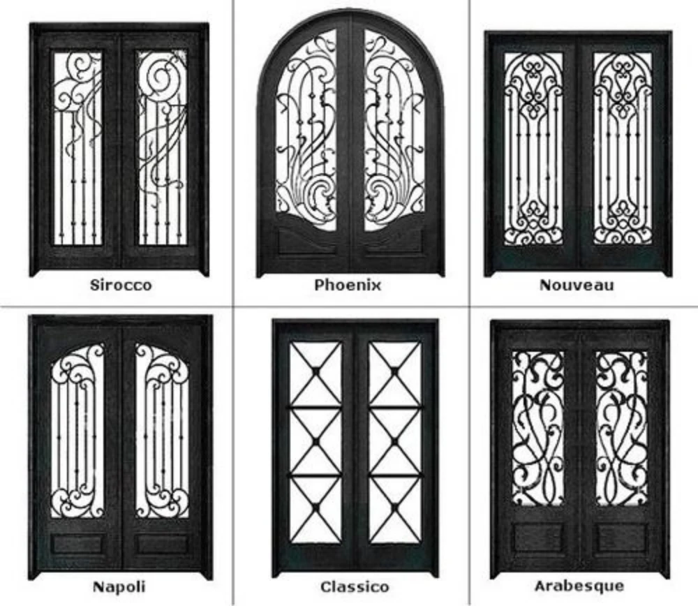 Cbmmart Wrought Iron Window Grill Design - Durable & Stylish