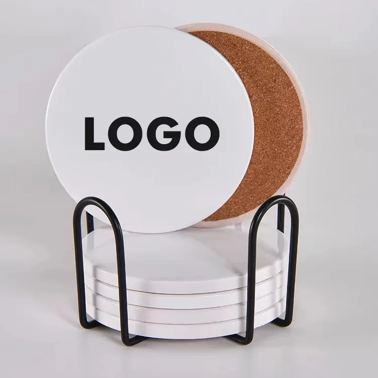 Customizable Ceramic Coasters - Perfect for DIY & Gifts
