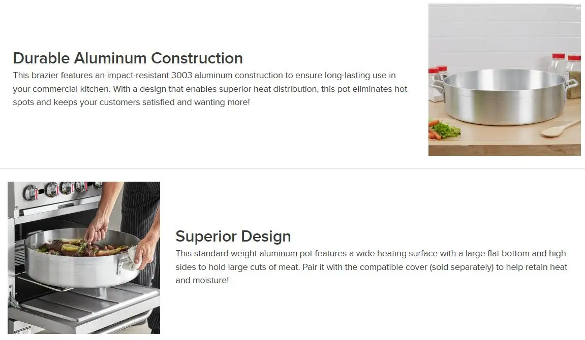 28qt Commercial Brazier/braising Pot Heavy-duty Large Induction ...