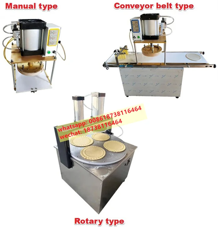 Automatic Pizza Crust Making Machine - Efficient & Durable
