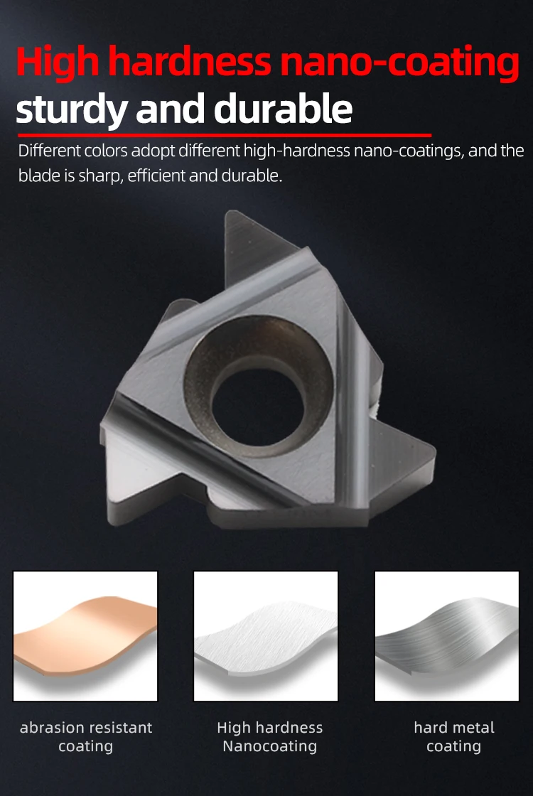 16ir Iso Metric Thread Blade Hard Stainless Steel Universal Internal ...
