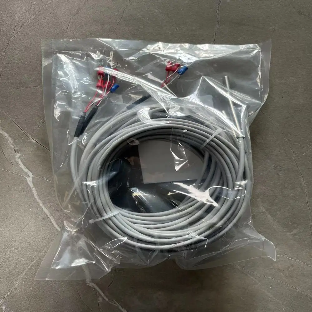 RTD PT100 pt1000 three wires Temperature Sensor With Silicon 2m cables ...