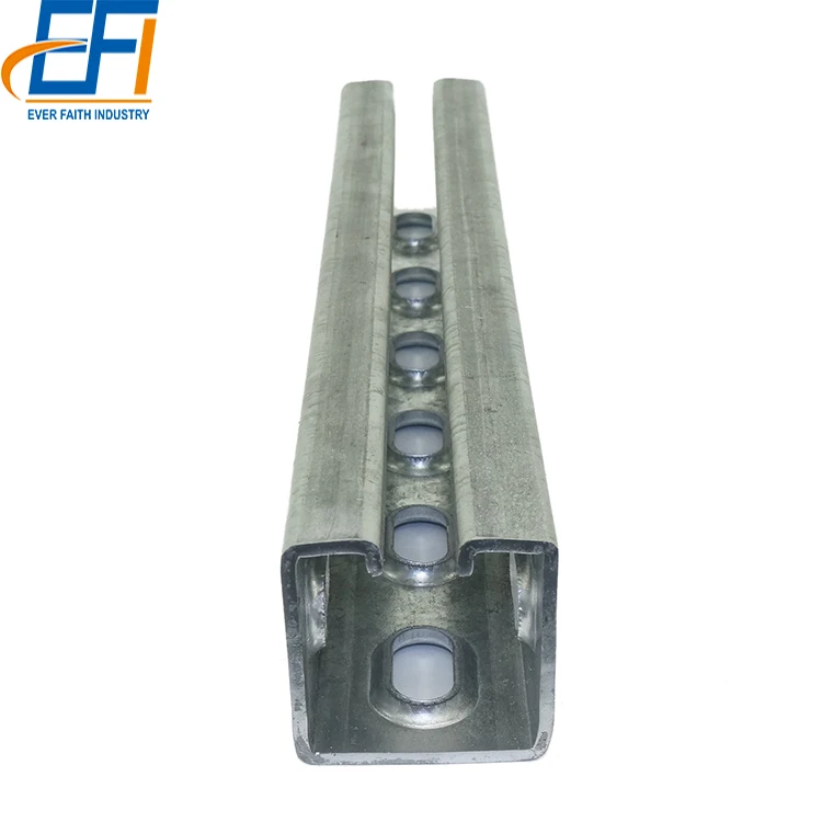 Unistrut P1000 Stainless Steel Cable Channel C-type Rail Steel Slotted ...