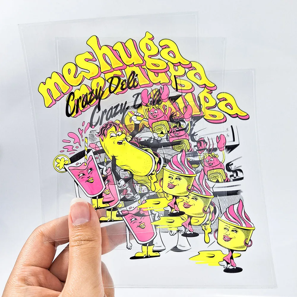 Personalized Transparent Vinyl Packaging Sticker Color Transparent ...