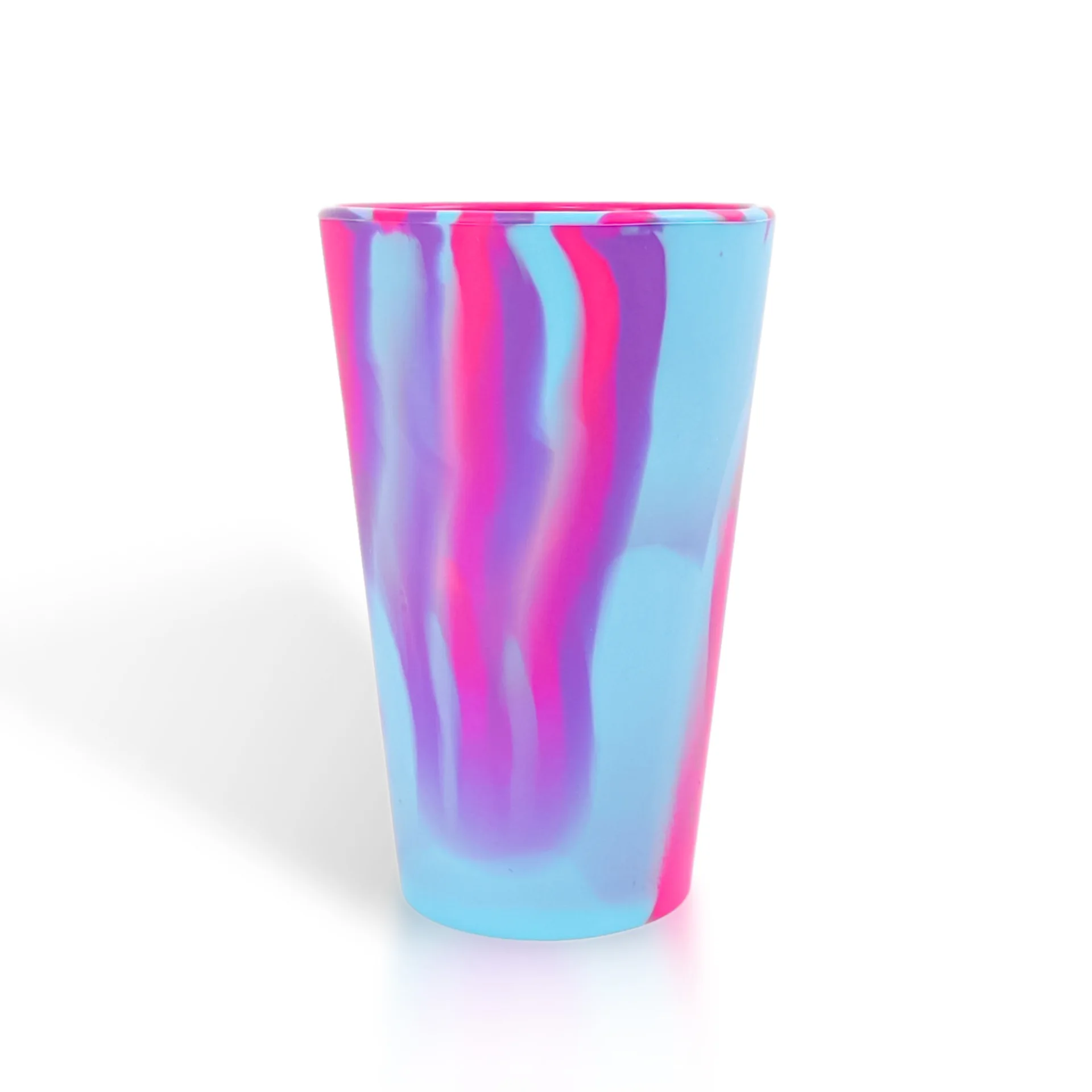 BPA Free 16 Ounce Silicone Pint Glass Cups - Durable & Eco-friendly