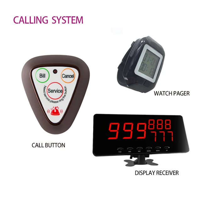 Wireless Restaurant Buzzer - Efficient Table Call Bell