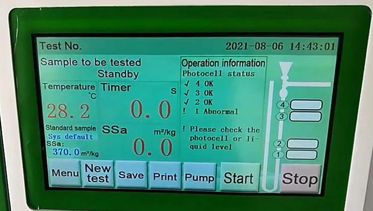 IWINTESTING Automatic Cement Blaine Air Permeability Apparatus