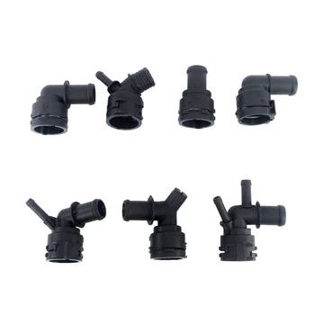 Engine Water Coolant Hose Pipe Flange Radiator Connector For Vw Golf ...