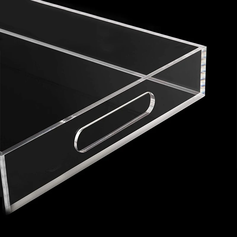 Alibaba.com: Clear acrylic stacking trays with handles, lucite serving ...