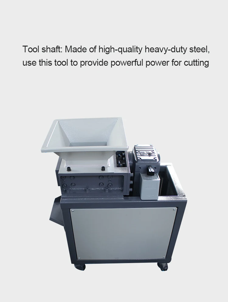 Rubber Plastic Metal Shredder Small Plastic Shredder Machine Double ...