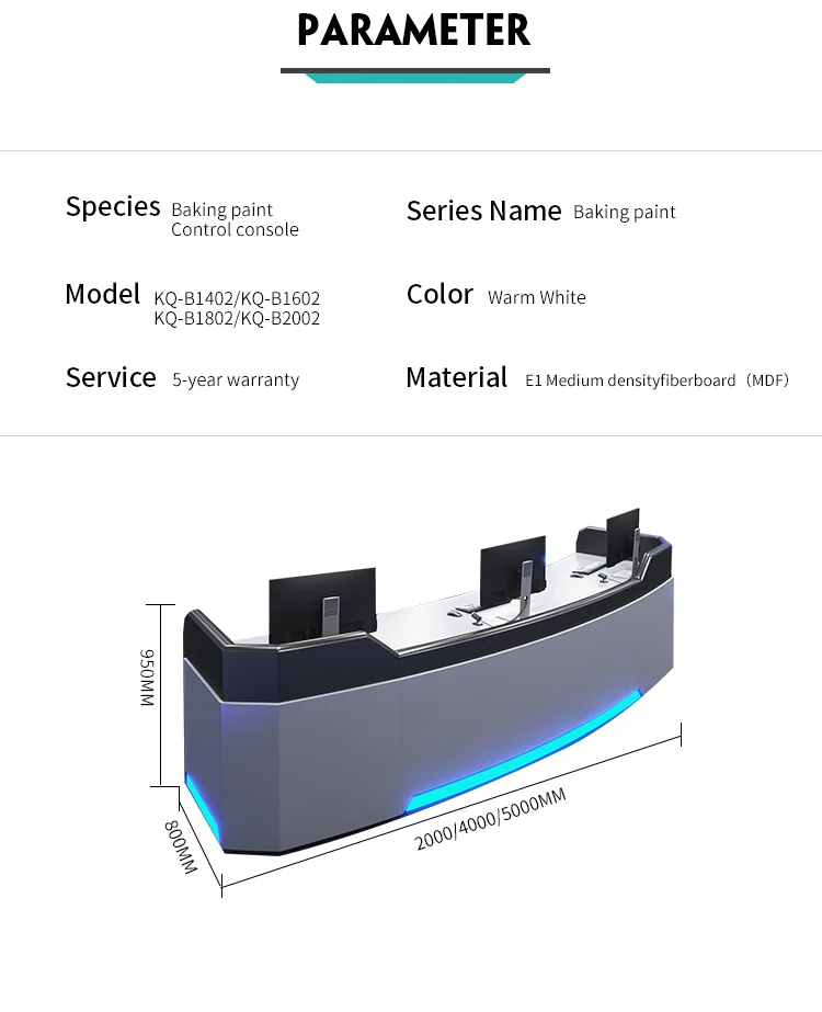 LED Command Center Monitoring Console Desk Operations Table Workstation ...