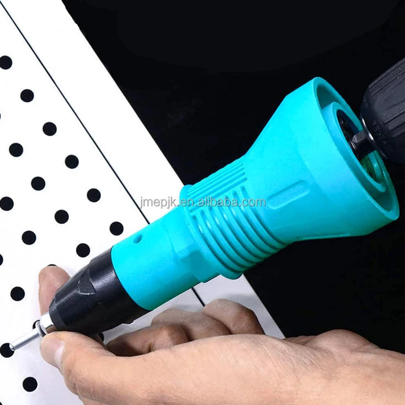 Plastic Rivet Gun Adapter Cordless Electric Pull Rivet Nut Gun Adapter ...