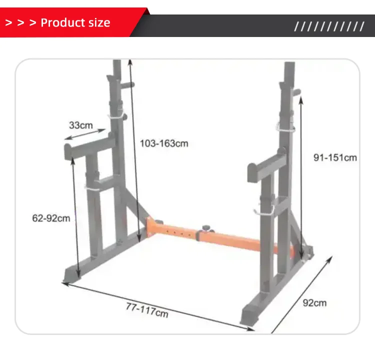 High Quality Bodybuilding Adjustable Gym Equipment Squat Power Rack ...