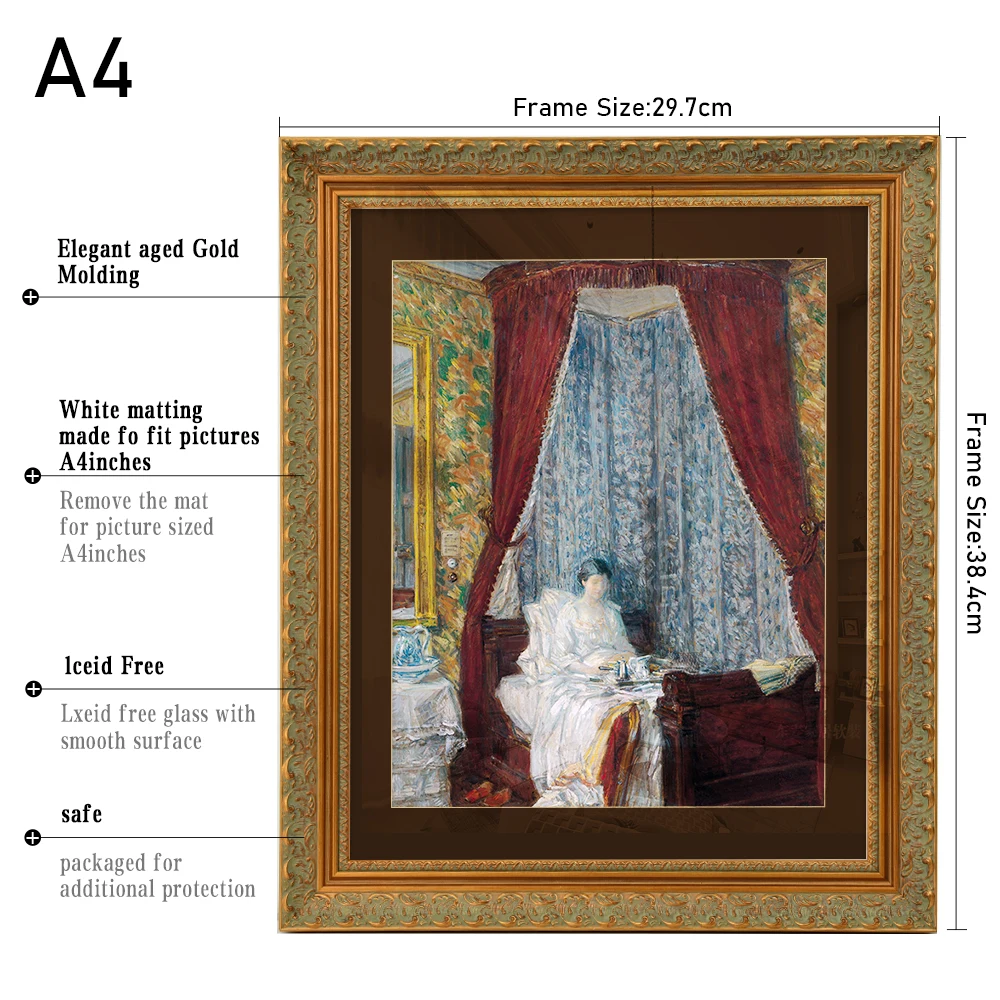 Retro American Style Wood Picture Frames - High Quality