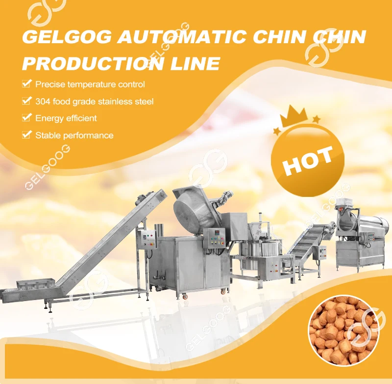 Industrial Commercial Automatic Chinchin Cutter Frying Chin Chin Making ...
