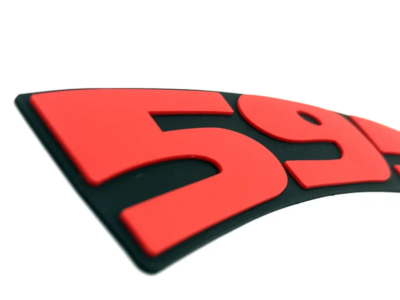 Custom Rubber Tire Lettering Decals Sticker Raised 3D Waterproof ...