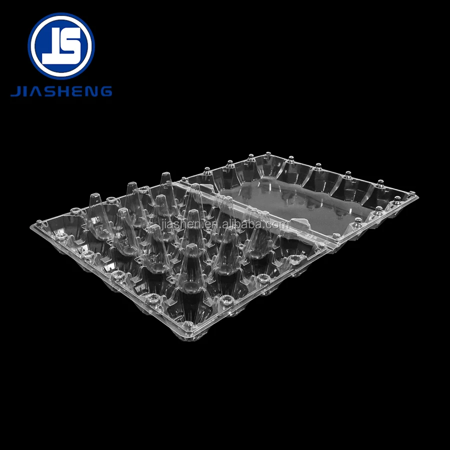 Customizable Clamshell Blister Packaging 20 Holes Chicken Egg Cartons ...